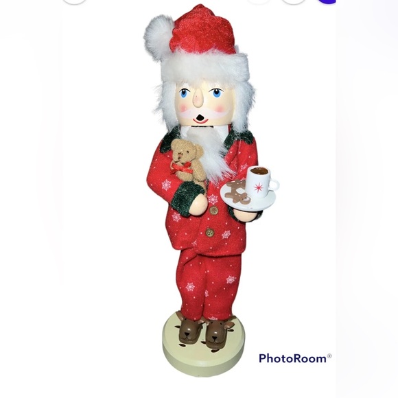Holiday | Nutcracker Santa Claus Christmas In Pajamas Reindeer Slippers ...